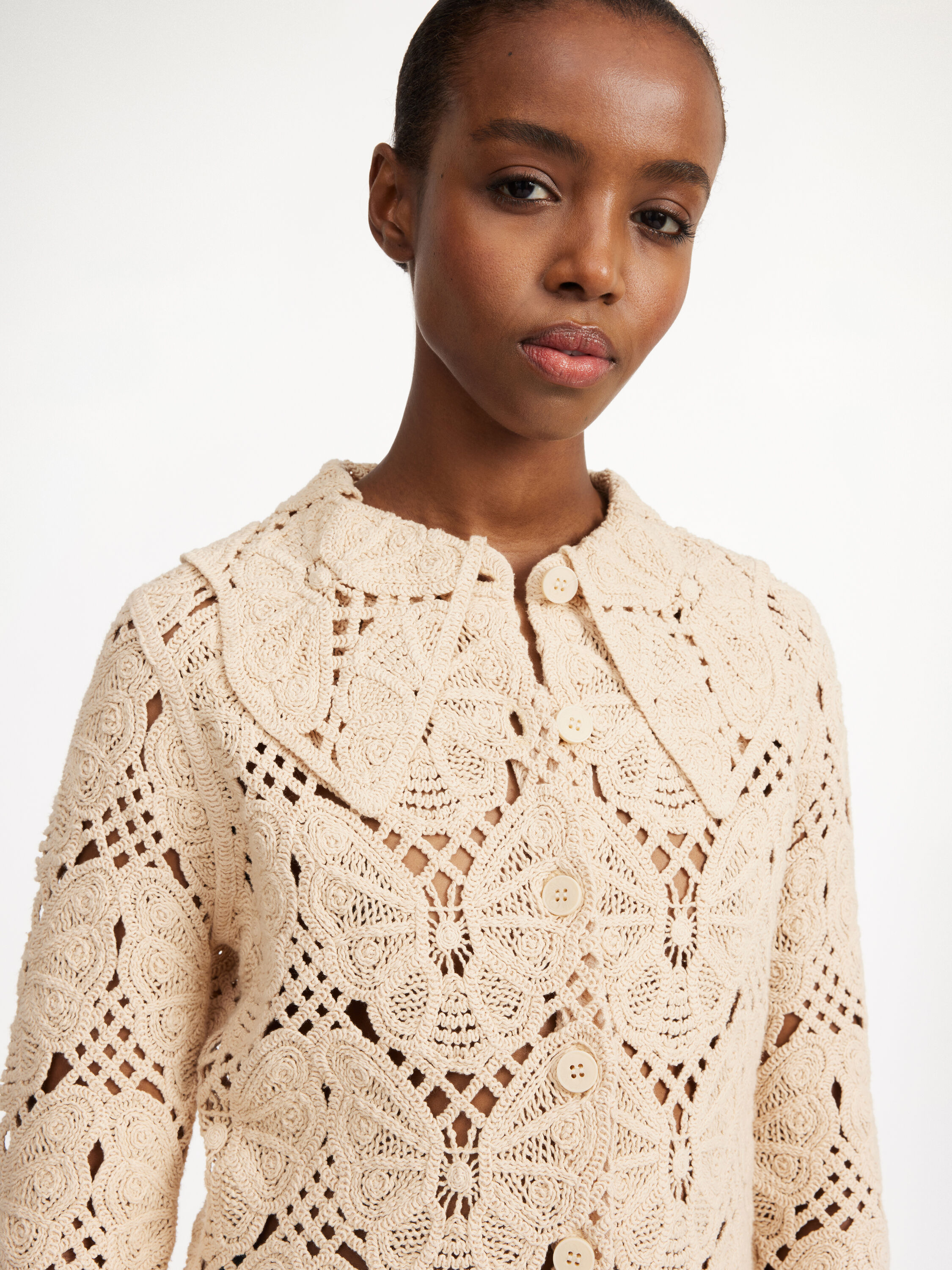 Gwenevere crochet shirt - Buy Knitwear online | By Malene Birger