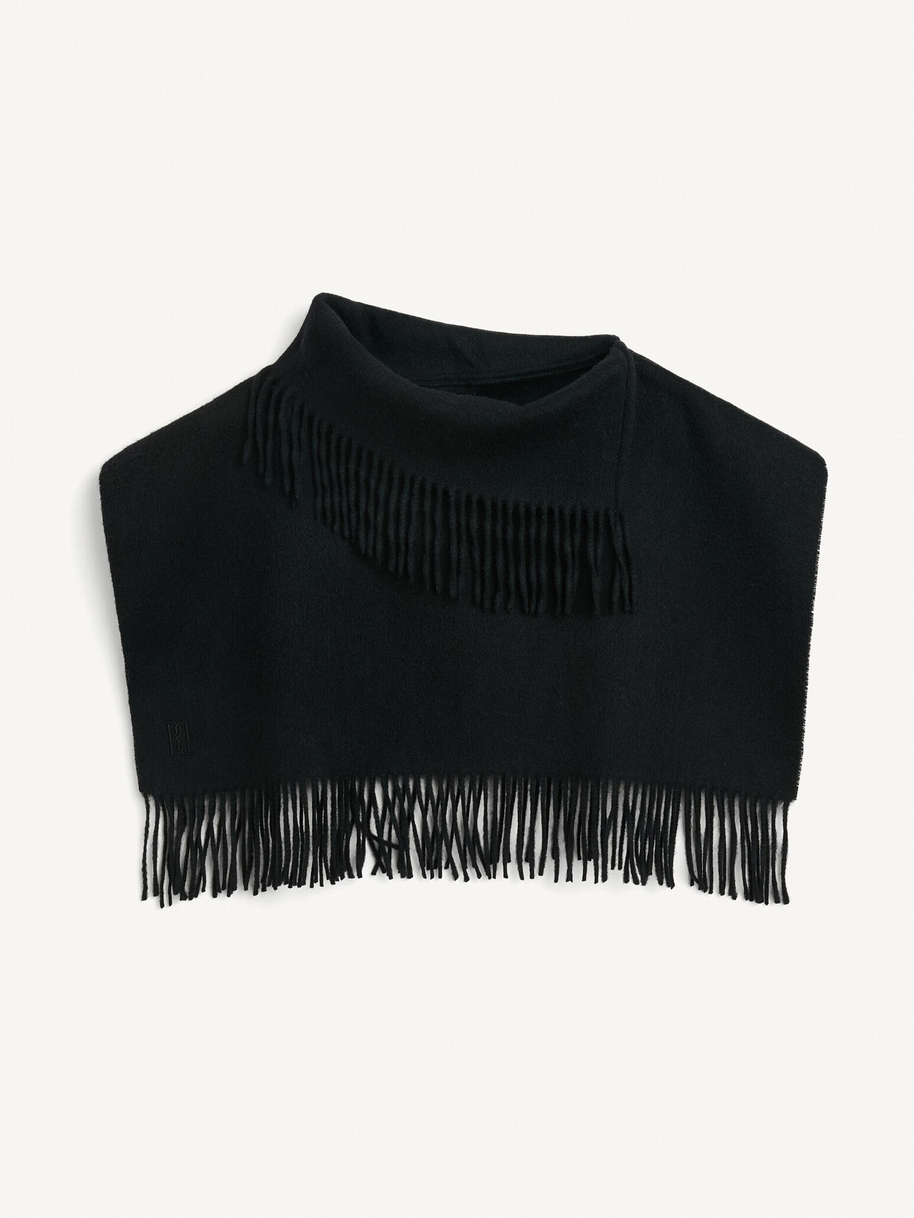 Turtla wool fringe bib - Buy Scarves online | By Malene Birger
